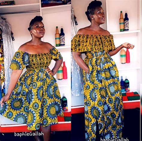 African Long And Short Dresses Unique Dresses Short Dresses African Print Shoulder Dress