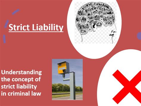 Strict Liability A Level Law Teaching Resources