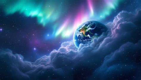 Free Earths Aurora Dance Photo Aurora Earth Space Download At Stockcake