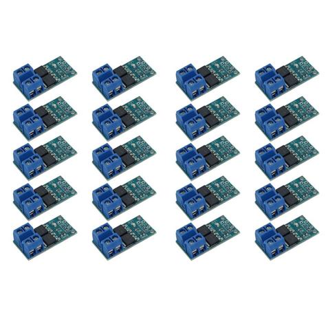 20 Pcs Dc 5v 36v 15a Max 30a 400w Dual High Power Mosfet Trigger Switch Drive Module 0 20khz