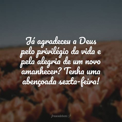 30 frases de bom dia sexta feira abençoada para iluminar o seu dia