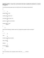 TB CH11 MULTIPLE CHOICE Choose The One Alternative That Best