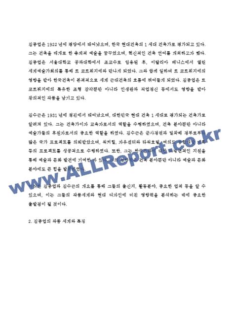 근현대 특정 시기를 선정하여 사회문화적 배경과 특성을 기술하고 선정 시기의 건축가 또는 디자이너 2명의 작품세계를 비교하고 현대 디자인에 끼친 그들의 영향력을 분석하시오