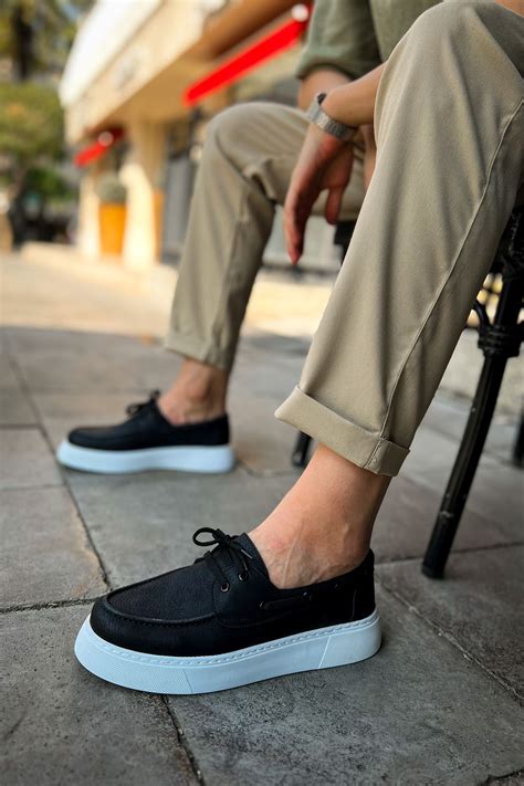 Ahn419 Cbt Torrini Erkek Ayakkabı Siyah Tarz Ayakkabı