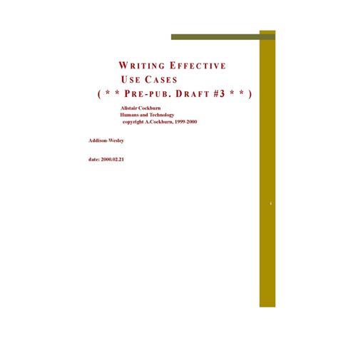 Jual Buku Alistair Cockburn Writing Effective Use Cases Shopee