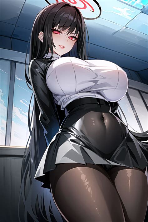 Rule 34 1girls Ai Generated Blue Archive Curvaceous Curvy Body Curvy