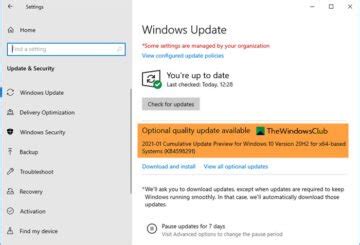 Should I Install Optional Quality Updates In Windows 11