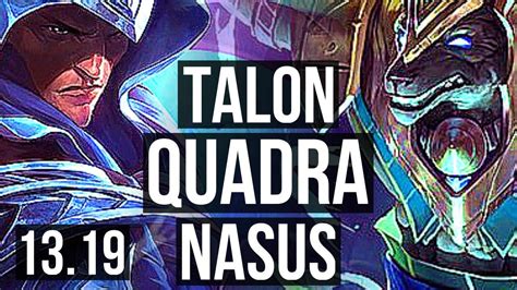 TALON Vs NASUS MID Quadra 2100 Games 1 4M Mastery 13 3 6