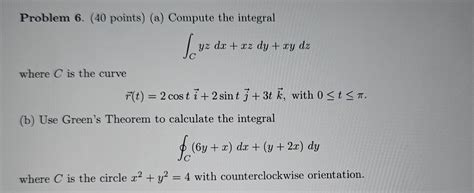 Solved Problem 6 40 ﻿points A ﻿compute The