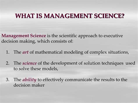 ppt i ntroduction to managerial decision modeling powerpoint