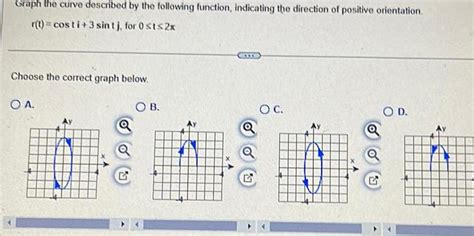 [answered] graph the curve described by the following function kunduz