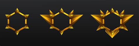 판타지 황금 육각형 게임 아바타 Gui 프레임 템플릿 A형 입간판에 대한 스톡 벡터 아트 및 기타 이미지 A형 입간판 Brand Name Video Game 개념