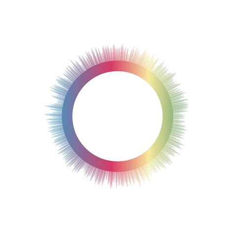 Premium Vector Abstract Circle Wave Sound Wave Colorful Design
