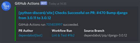Add Embed Status Workflow Issue Python Discord Branding GitHub