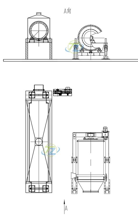 High Performance Gas Fired Rotary Furnace Oven For Melting Lead Powder Tianze