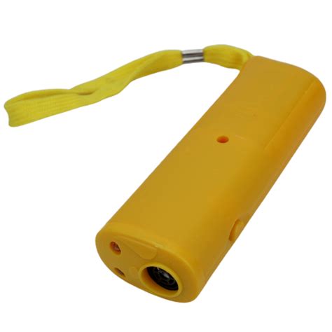 ᐉ Відлякувач собак ультразвуковий з ліхтариком Ad100 жовтий 4123357 • Краща ціна в Києві
