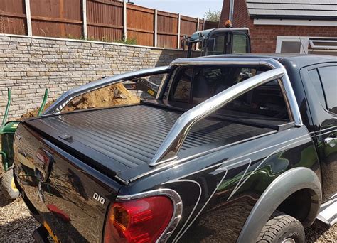 Mitsubishi L Roller Shutter Armadillo Chrome Roll Bar For Door Standard Bed