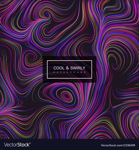 Abstract Artistic Curl Background Royalty Free Vector Image