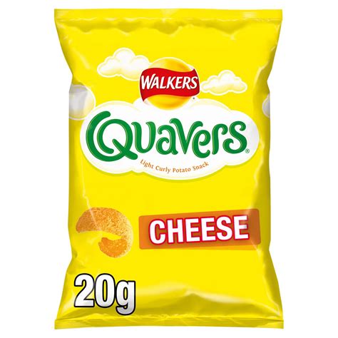 Walkers Quavers Cheese Snacks 20g Multipack Crisps Iceland Foods