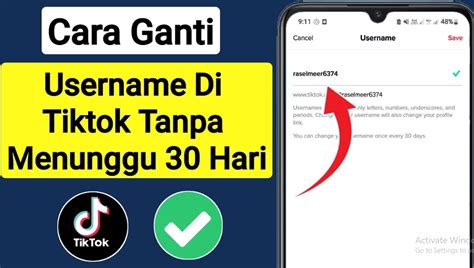Cara Mengubah Nama Pengguna TikTok Anda Opoto Org