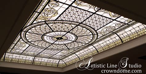 Custom Made Stained Leaded Glass Skylight Scarsdale Victoria Balva