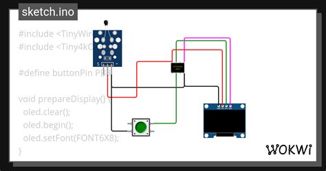 ATTINY OLED I C Copy Wokwi ESP STM Arduino Simulator