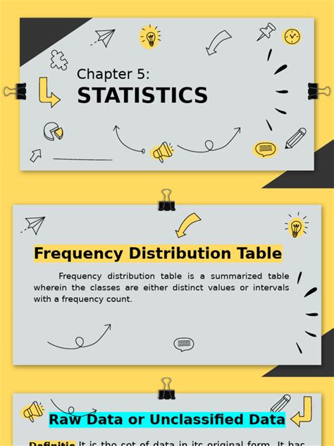 Lesson 1 Frequency Distribution Table Pdf Statistical Analysis