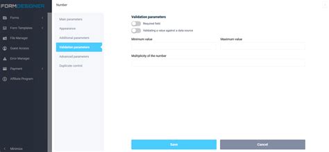 Number Formdesigned Knowledge Base