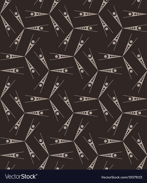 Seamless Geometric Triangle Pattern Royalty Free Vector
