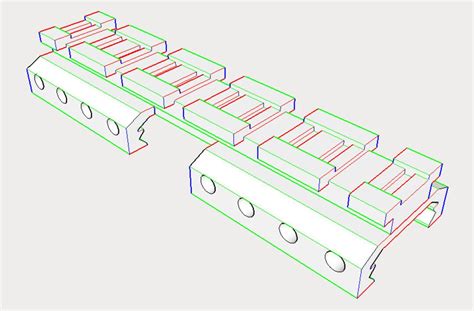Picatinny Rail To Nerf Rail 5 Slots Adapter Pt For Form Dart Form Ball