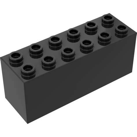 Lego Brick 2 X 6 X 2 Weight With Plate Bottom 2378 73090 Brick