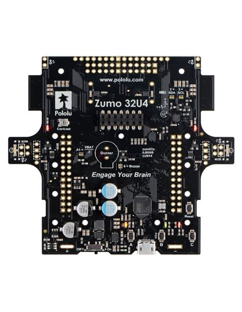 Zumo 32u4 Robot Kit No Motors Chassi De Robo Ptr003555