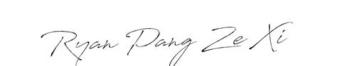 91 Ryan Pang Ze Xi Name Signature Style Ideas Ideal Online Autograph