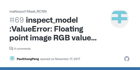 Inspectmodel Valueerror Floating Point Image Rgb Values Must Be In