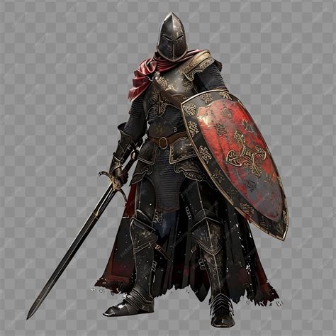Male Knight Arthurian Legend Hero With Chivalrous Form Full Character