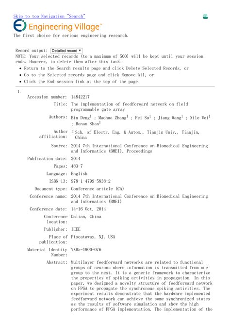 Pdf The Implementation Of Feedforward Network On Field Programmable