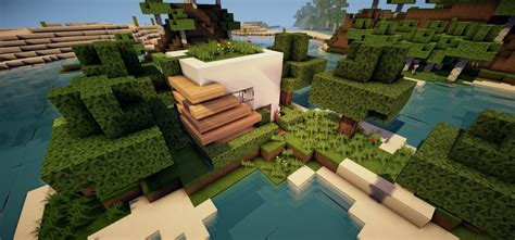 Small Modern House Minecraft Project