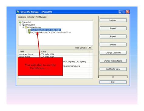 Epass 2003 Token Installation Guide