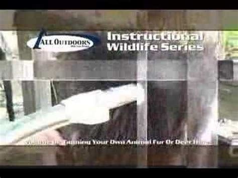 Tanning Your Own Fur Or Deer Hide Trapping Hunting Youtube
