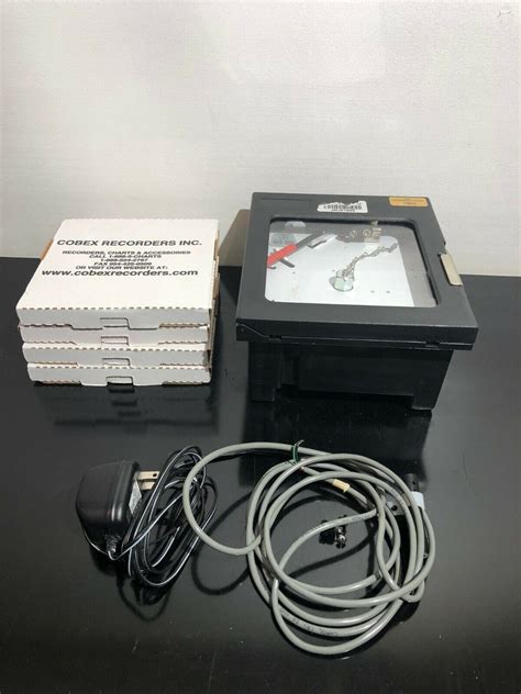 Cobex 6 Temperature Chart Recorder Model C6 190 Cx 00 11yo W Probe