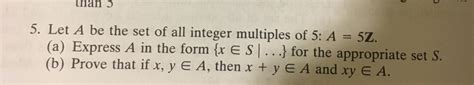 Solved Discrete Math Sets Have A Test Next Week And