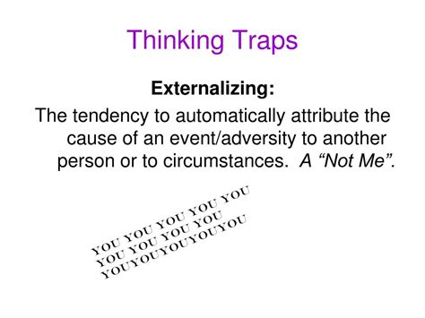 Ppt Recognizing Thinking Traps Powerpoint Presentation Free Download