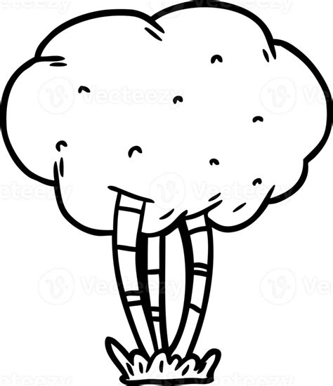 Line Drawing Of A Tree Icon PNG