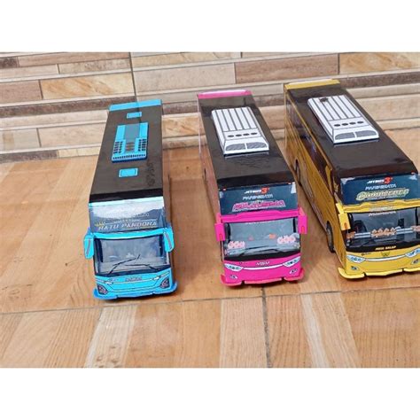 Jual Mainan Bus Basuri Nada Viral Miniatur Bus Sesuai Poto Shopee