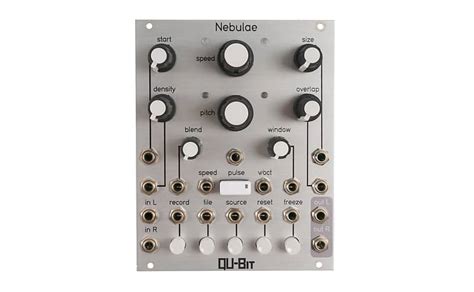 Qu Bit Electronix Nebulae V2 Granular Sampler Silver Used Reverb