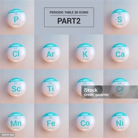 3d 렌더링 주기율표 아이콘 0명에 대한 스톡 사진 및 기타 이미지 0명 과학 교육 Istock