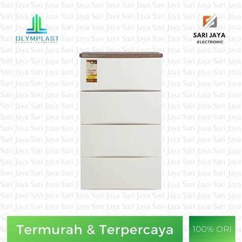 Jual Jual Laci Modern Olymplast Drawer Cabinet Serbaguna 4 Susun Odc
