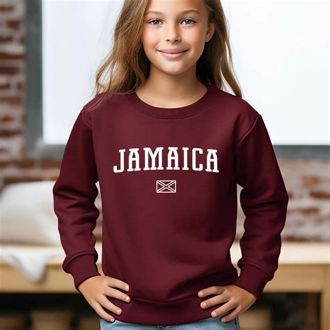 Jamaica Sweatshirt Jamaica Youth Crewneck Sweatshirt Jamaica