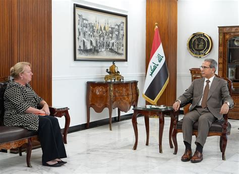 رئيس مجلس القضاء الأعلى يبحث مع السفيرة الهولندية التعاون في المجال