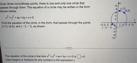 Solved 8 1 7 4 6 Given Three Noncollinear Points There